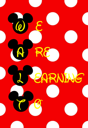 WALT display Disney | Teaching Resources