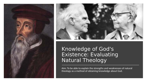 Knowledge of God's Existence | Teaching Resources