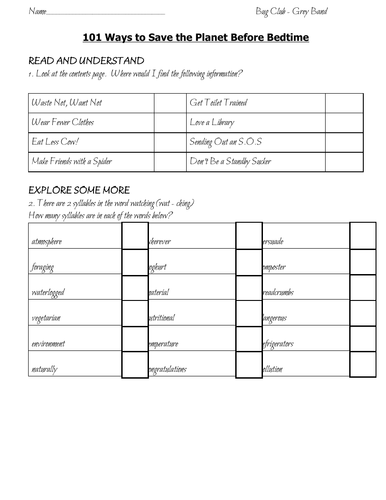 Reading Comprehension Bundle (59) | Teaching Resources