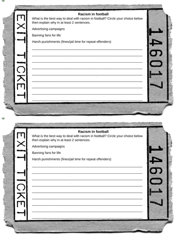 Racism football | Teaching Resources