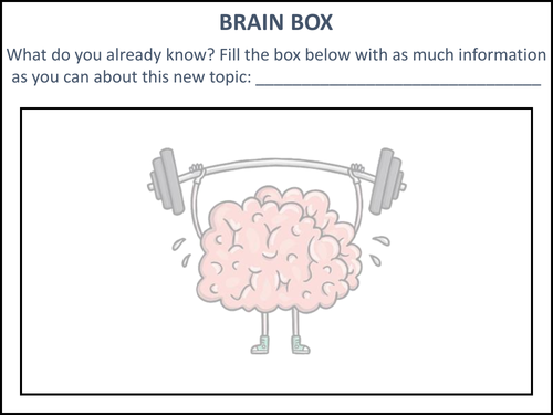 Brain Box | Teaching Resources