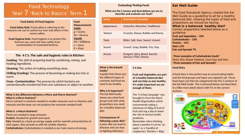 Year 7 Knowledge Organiser (Full Year 3 Terms) | Teaching Resources