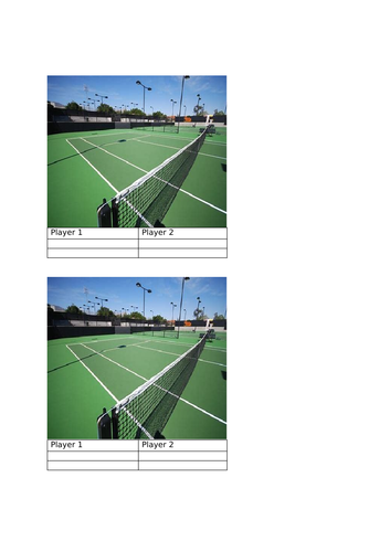 Comprehension Tennis Game | Teaching Resources