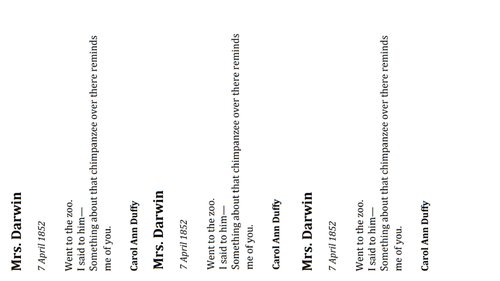 The World's Wife Mrs Darwin Intro to Female Representation in ...