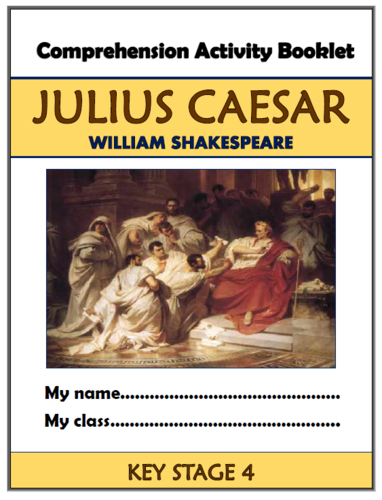 Julius Caesar - William Shakespeare - Comprehension Activities Booklet ...