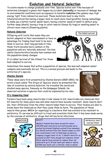 Evolution and Natural Selection | Teaching Resources