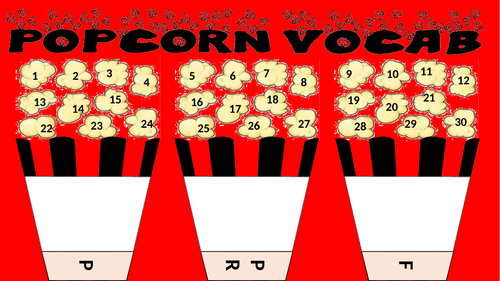 Spanish Popcorn Vocab/Grammar | Teaching Resources