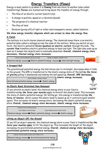 Energy Transfers (flows) | Teaching Resources