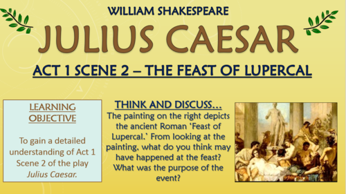 Julius Caesar - William Shakespeare - Act 1 Scene 2 - The Feast of ...
