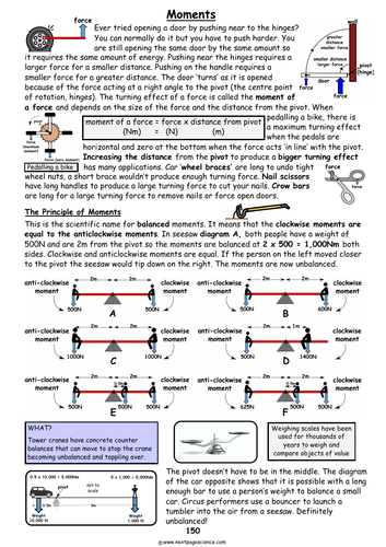 Moments | Teaching Resources