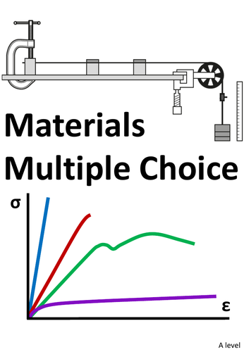 Materials multiple choice & worked solutions A-level Physics | Teaching ... Materials multiple choice & worked solutions A-level Physics | Teaching ...