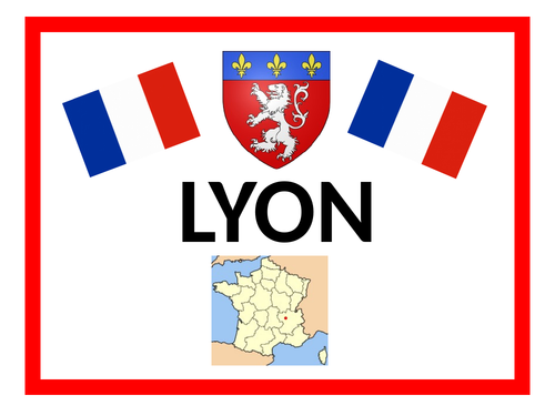 French City Team/Table Labels | Teaching Resources