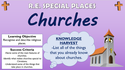 KS1 RE - Special Places - Churches! | Teaching Resources