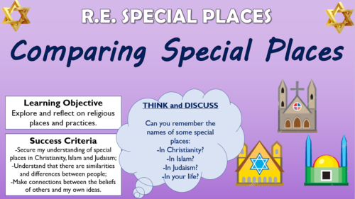 KS1 RE - Comparing Special Places! | Teaching Resources