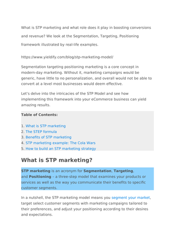 stp marketing | Teaching Resources