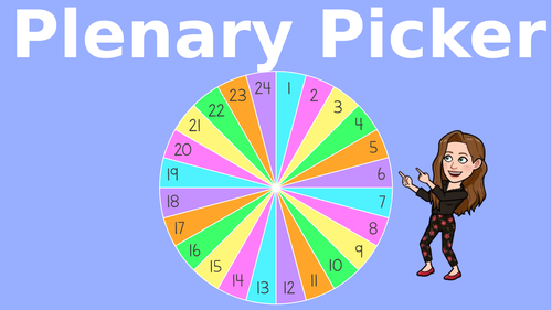 Plenary Wheel | Teaching Resources