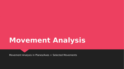 AQA GCSE PE Movement Analysis Lesson Content + Exam Q's MOVEMENT ...