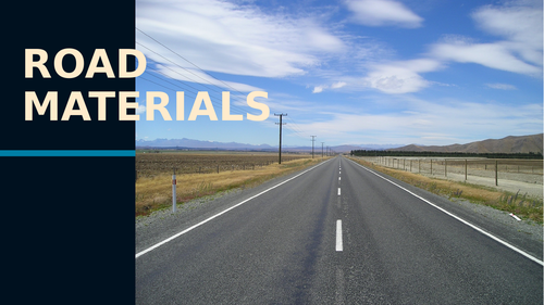 Road Materials | Teaching Resources