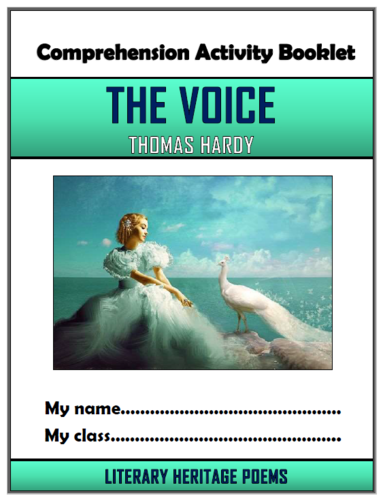 The Voice - Thomas Hardy - Comprehension Activities Booklet! | Teaching ...
