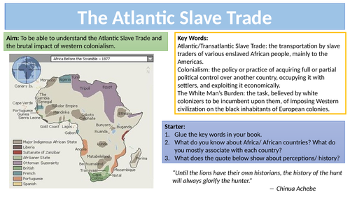 The Atlantic Slave Trade | Teaching Resources