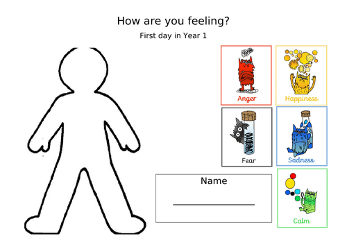 Colour Monster Activity | Teaching Resources