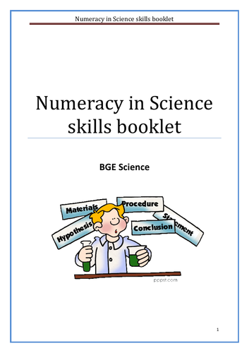 Numeracy in Science | Teaching Resources