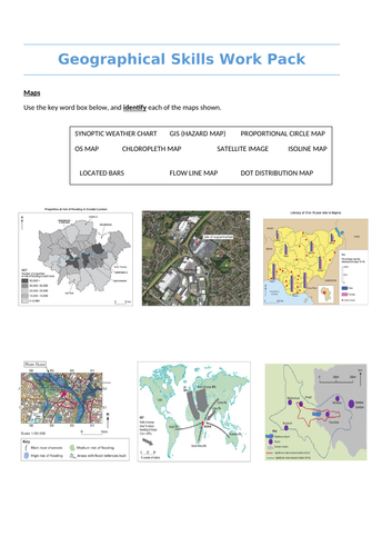 Geographical Skills Work Pack | Teaching Resources