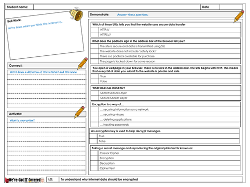 06 Internet Encryption | Teaching Resources