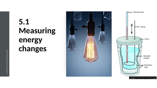 Power Point Presentation on 5.1 Measuring energy changes | Teaching ...