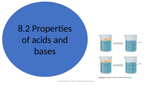 PPT on 8.2 Properties of acids and bases | Teaching Resources