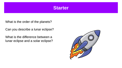 KS3 Asteroid Experiment (Space Topic) | Teaching Resources