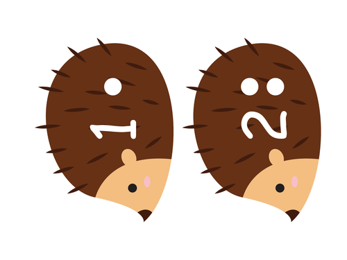 Hedgehog Numbers 0-10 | Teaching Resources