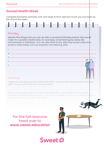 Sex Health Safety And Wellbeing 5 Activities In 1 Teaching Resources