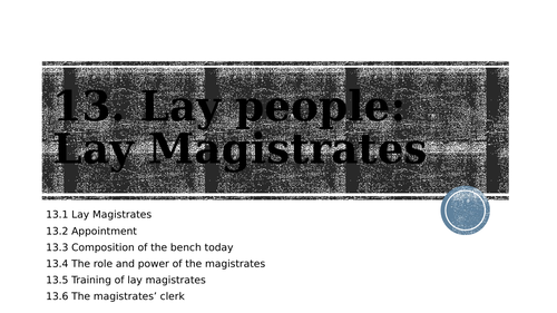 Lay People | Teaching Resources