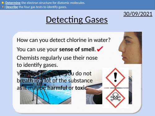 GCSE Chemistry: Detecting Gases | Teaching Resources