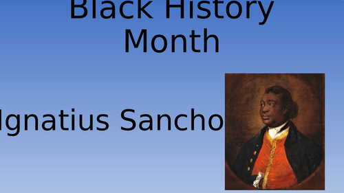 Ignatius Sancho | Teaching Resources
