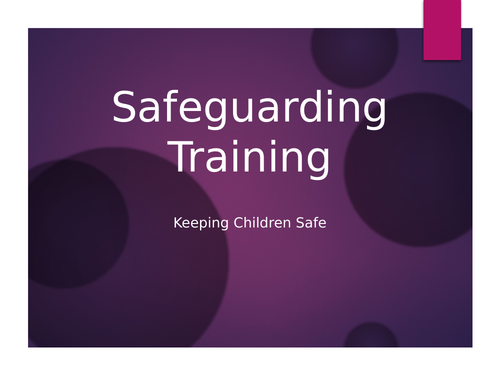 Safeguarding Session | Teaching Resources