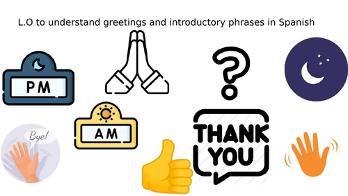 Spanish greetings and basics | Teaching Resources