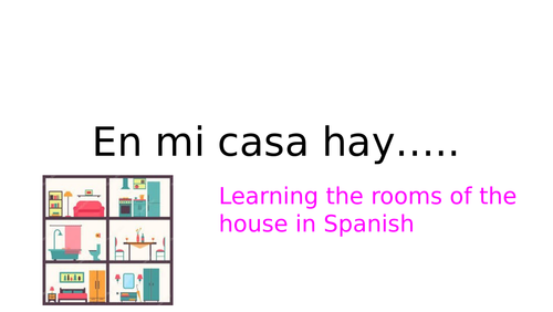 Introduction to rooms of the house in Spanish | Teaching Resources