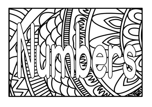 Mindfulness Coloring Pages For Kids - Printable Coloring Numbers from 0 ...
