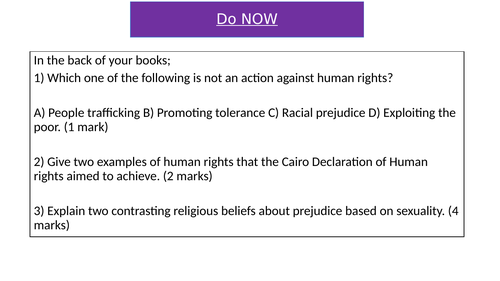 AQA 9-1 RS- Religious freedom | Teaching Resources AQA 9-1 RS- Religious freedom | Teaching Resources