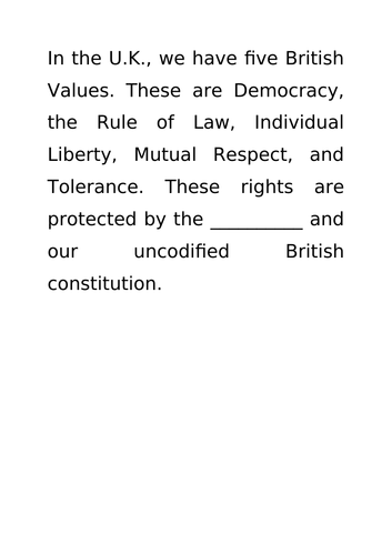 British Values Drop Down Day | Teaching Resources British Values Drop Down Day | Teaching Resources