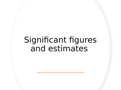 GCSE Maths Skills for Science: Significant figures and estimates - FULL ...