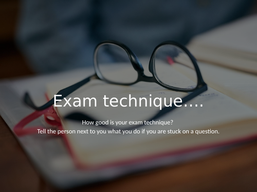 GCSE Science Exam Technique | Teaching Resources GCSE Science Exam Technique | Teaching Resources