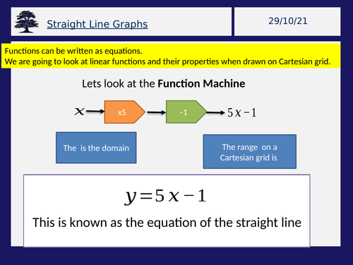 Plotting straight line graphs | Teaching Resources Plotting straight line graphs | Teaching Resources