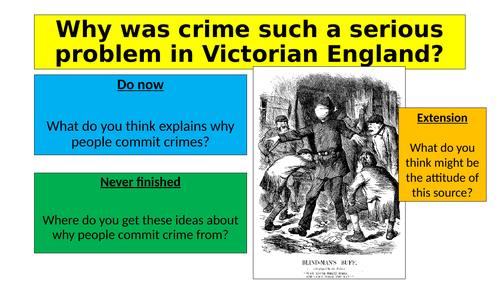 Law and order in Victorian England | Teaching Resources