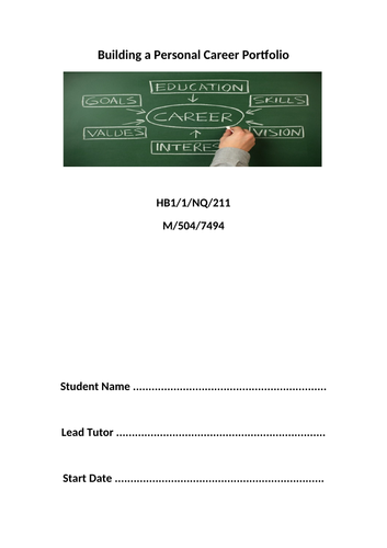 Building a personal career portfolio | Teaching Resources
