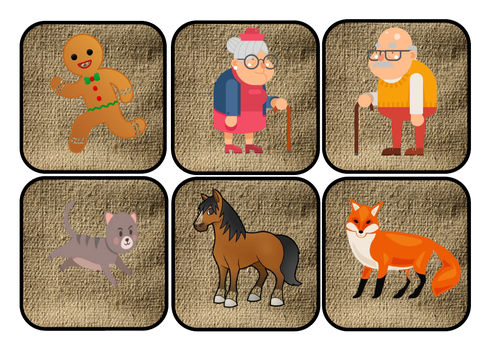Gingerbread man story scavenger hunt | Teaching Resources