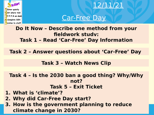 Paper 2C Water Security | Teaching Resources