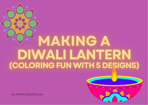 Diwali/Lantern/Colouring Fun/Festival of Lights/Indian/Hindu/Craft ...